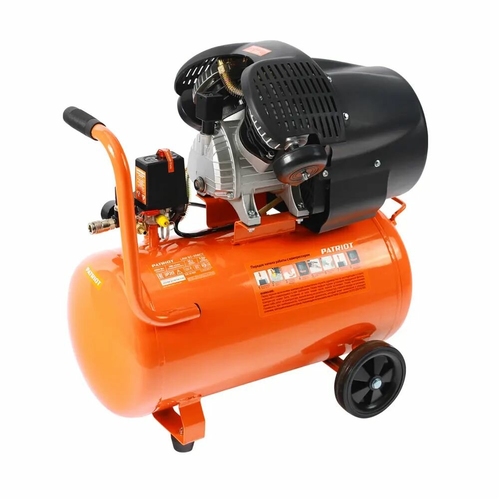 Компрессор масляный LRM 50-356CV, 50 л 356 л/мин 2 кВт