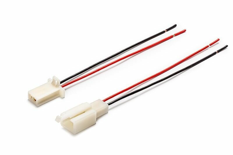 Разъем 2-х контактный (папа+мама) комплект для подключения