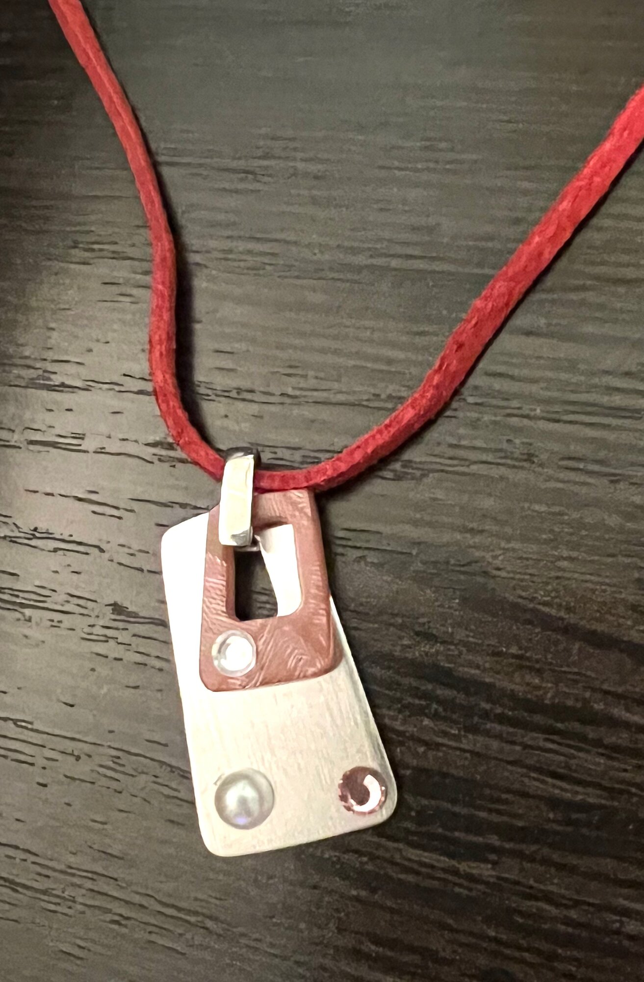 Подвеска, перламутр синтетический, жемчуг имитация