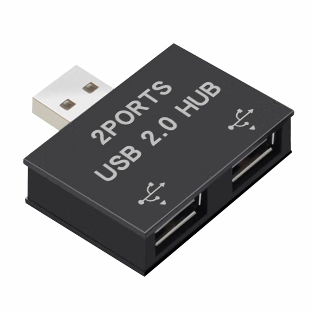 USB 2.0 Мужской и двойной женский Y-образный разветвитель-концентратор для настольного ноутбука