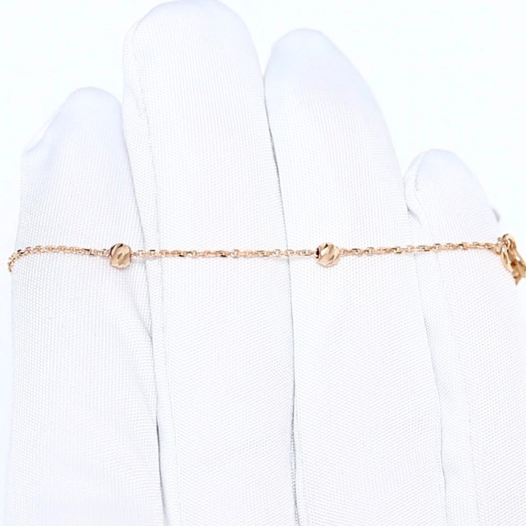 Браслет, красное золото, 585 проба