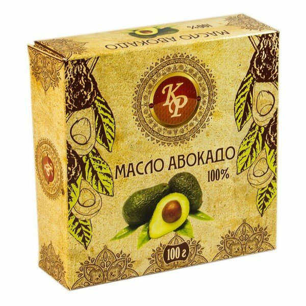 Косметическое масло-баттер авокадо, Королевская роза, 100 г.