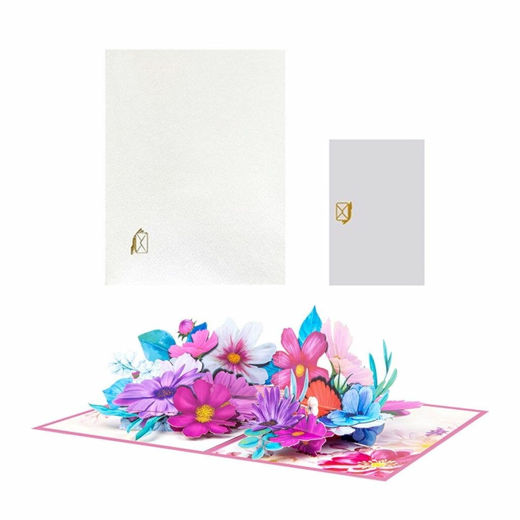 Поздравительная открытка с 3D-цветком Gesang