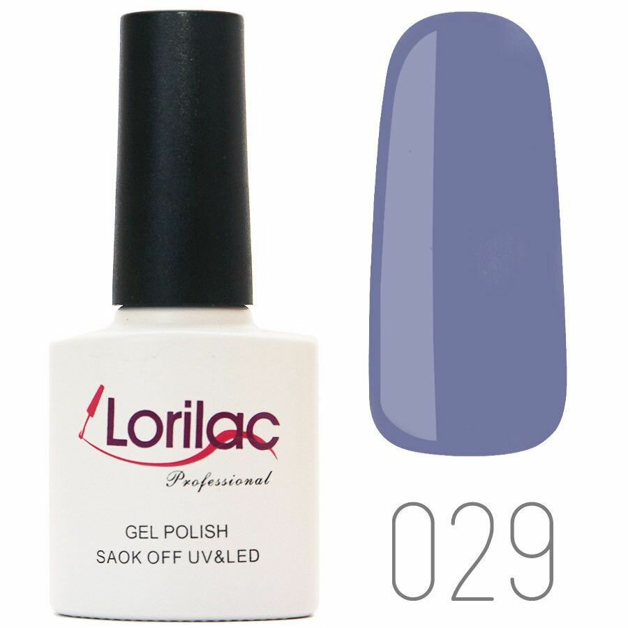 Lorilac, Гель-лак высокостойкий, тон 029, 10мл