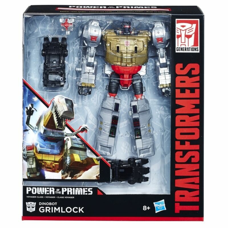 Трансформеры игрушки Hasbro Transformers Generations Power of the Primes Voyager Class Dinobot Grimlock 17cm