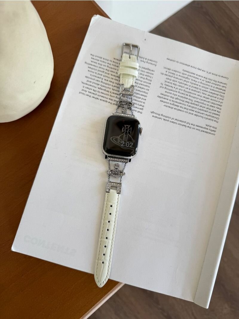 Женский джинсовый кожаный ремешок для Apple Watch ремешок 49 мм 41 мм 42 мм 45 мм для Iwatch Series 10 9 8 7