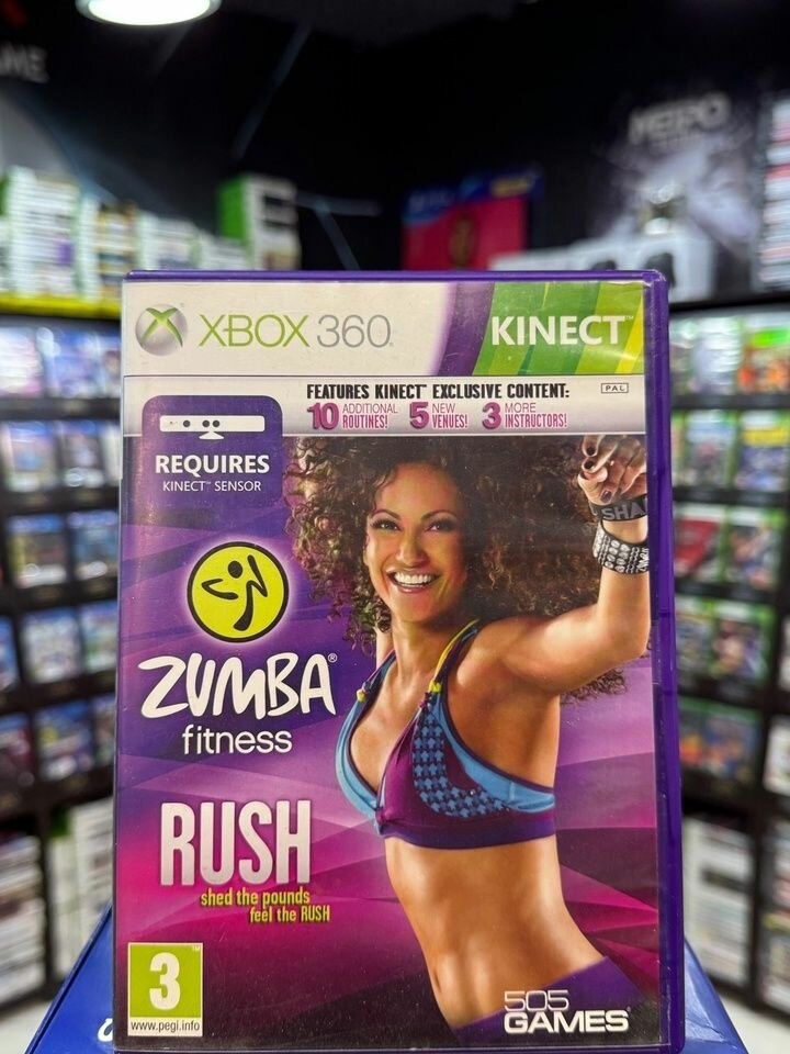 Игра Zumba Fitness Rush (Xbox 360) (Box)