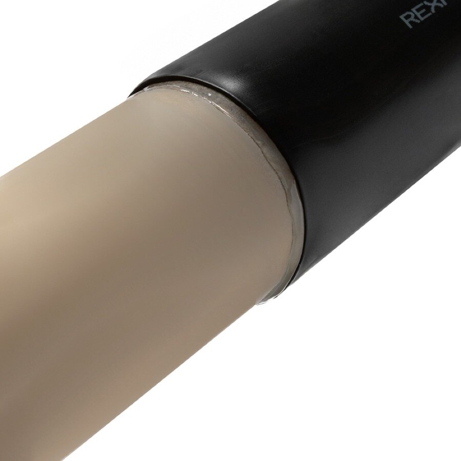 Термоусадочная трубка REXANT / Рексант сттк (6:1) клеевая, полиолефин, черный, длина 1м, диаметр 51(8.5)мм, 1шт. / термотрубка