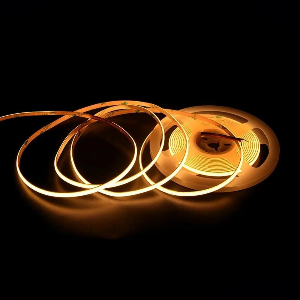 Светодиодная лента, COB,24В, серия PREMIUM, IP20, 580 диодов, 5 метров, цвет 3000К