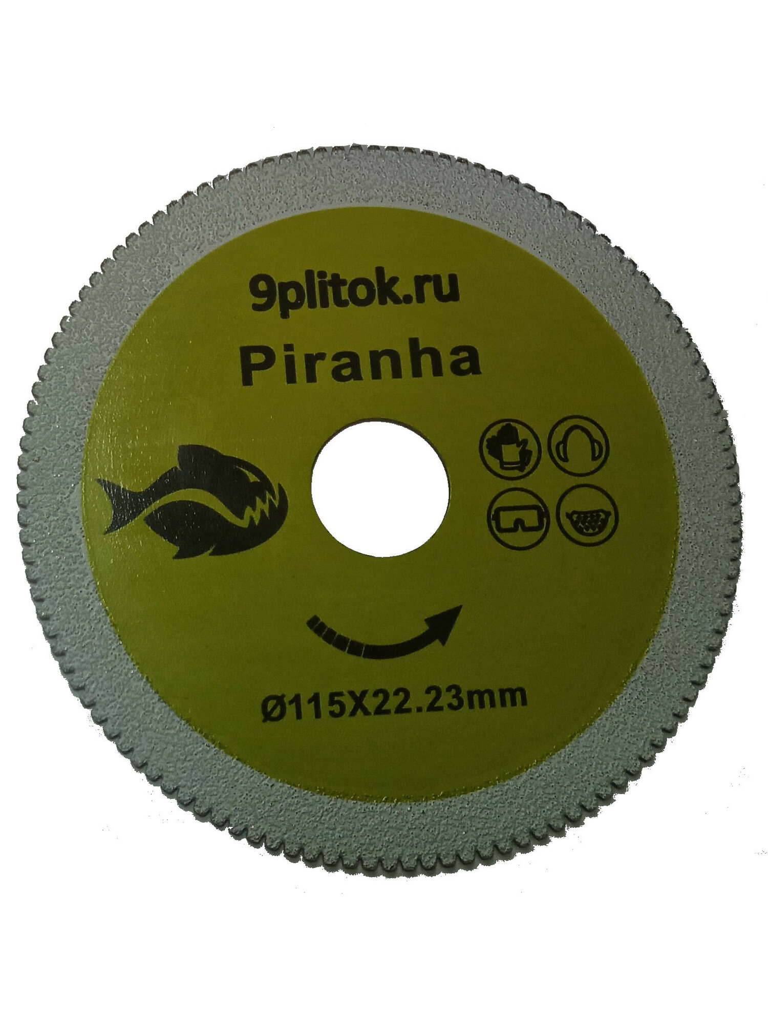 Диск алмазный 115х22,23х1,8мм PIRANHA для керамогранита, для УШМ, Optitronic, Wandeli, Reintiler