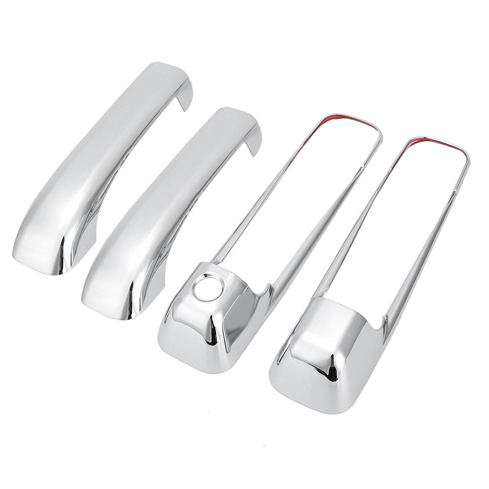 Хромированные накладки на дверные ручки (2 шт, 1 отверстие для ключа) для Dodge Ram 1500 2009-2015 годов выпуска.