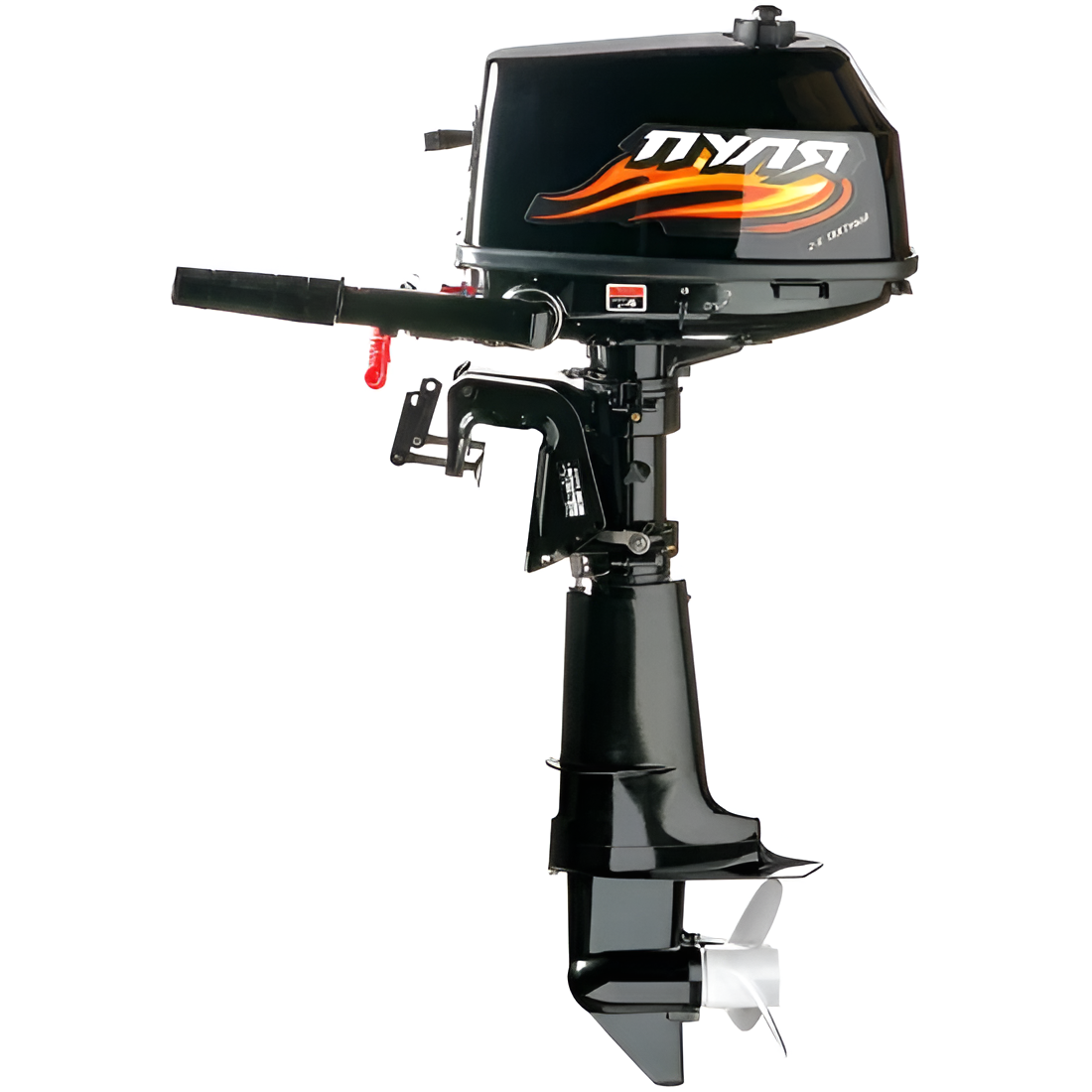 Лодочный мотор Пуля М5, 2-тактный, мощность 5 л. с, румпельное управление