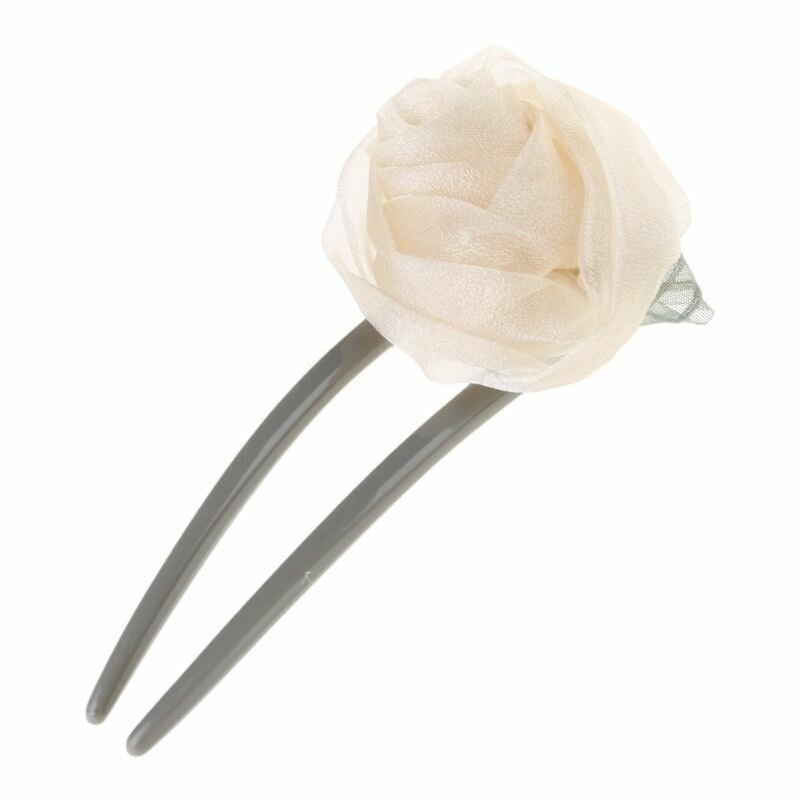 (1 шt.) Цветок камелии в заколке - бирюзовый