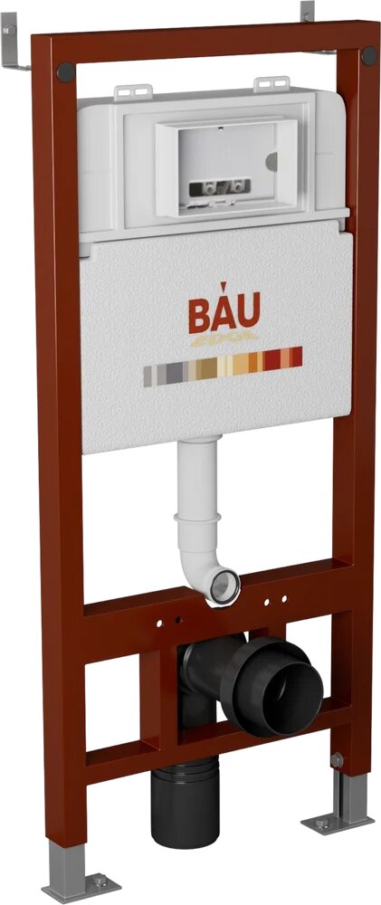 Инсталляция для унитаза Bauedge Pro Q111300 52, 5 см, крепление к стене/к полу