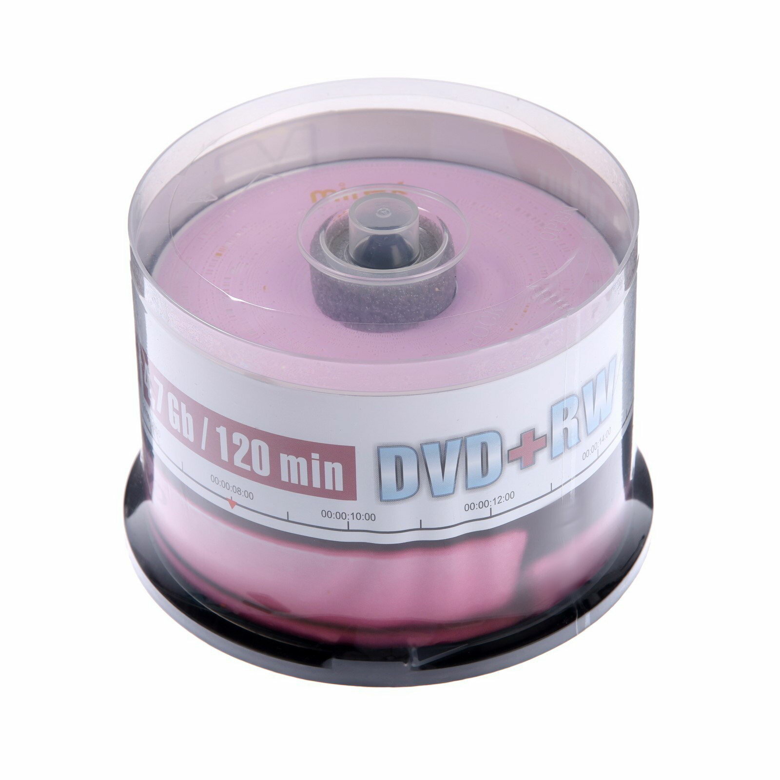 Диск DVD+RW Brand, 4.7 ГБ, Cake Box, 50 шт, тип носителя: dvd+rw