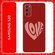 Чехол на Samsung Galaxy S20 / Самсунг Гэлакси S20 с принтом "Love heart 1 - 14 ф...