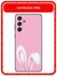 Чехол на Samsung Galaxy M55 / Самсунг M55 с принтом "Кроличьи уши 1"
