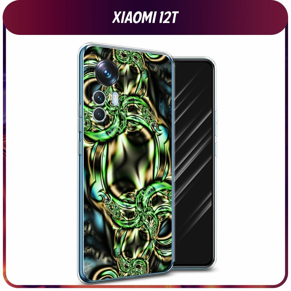 Чехол на Xiaomi 12T/12T Pro / Сяоми 12T/12T Про с принтом Абстракция 18