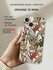 Чехол на Apple iPhone 13 mini / Айфон 13 мини с принтом "Tropical pattern", проз...