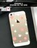 Чехол на Apple iPhone 5/5S/SE / Айфон 5/5S/SE с принтом "Розовые и белые цветы",...