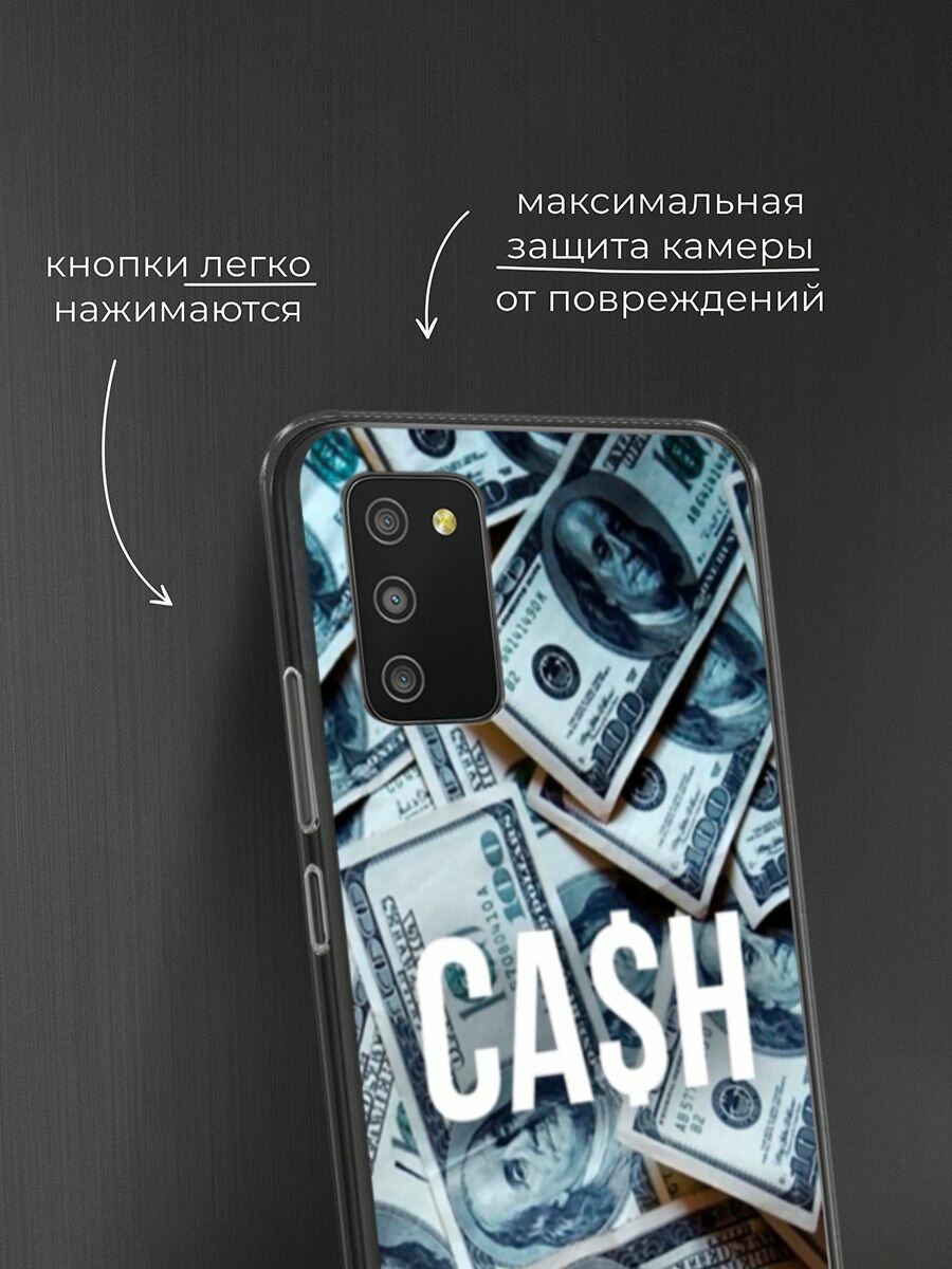 Чехол на Samsung Galaxy A02s / Самсунг Галакси A02s с принтом "Cash" — фото 1
