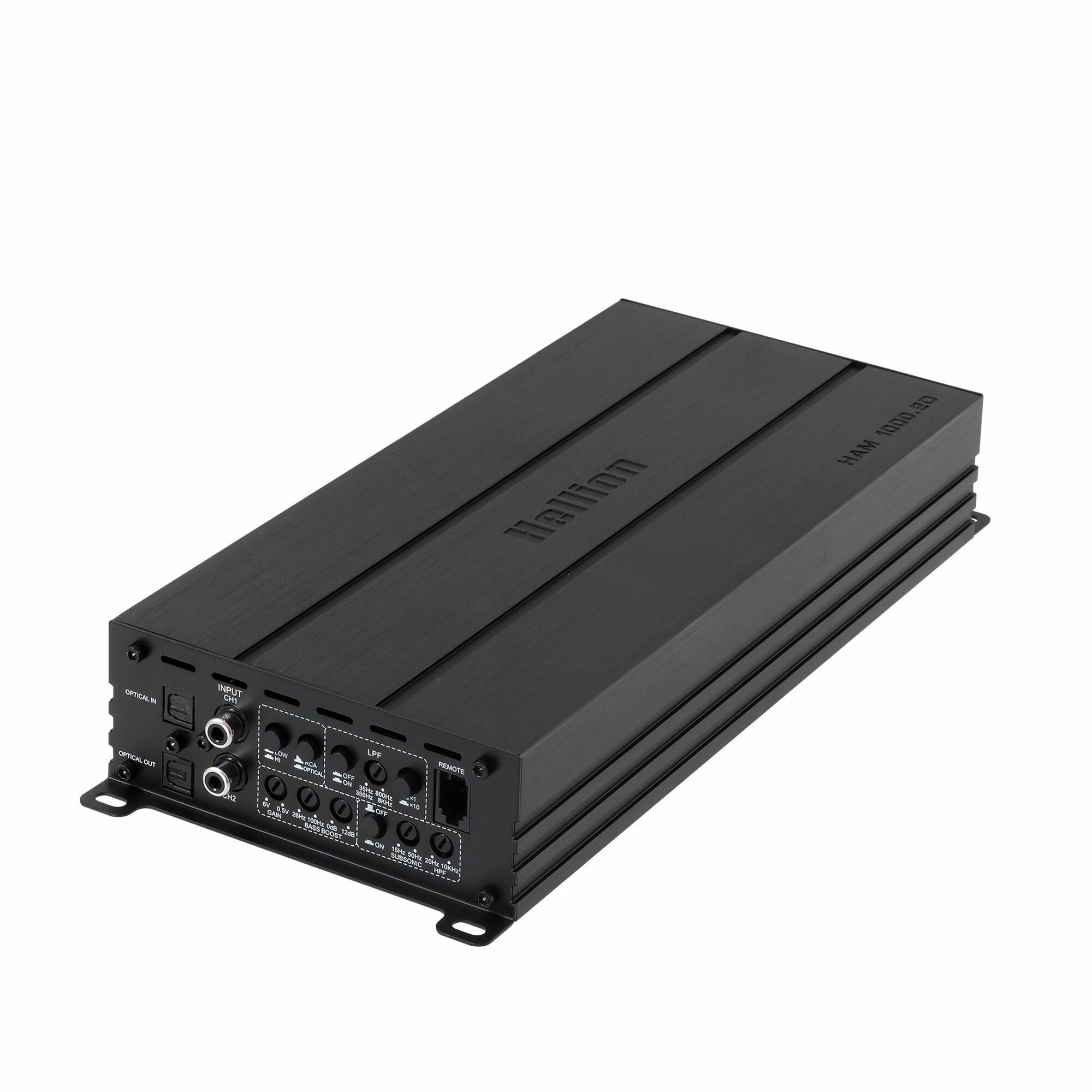 Усилитель автомобильный Hellion HAM 1000.2D Optical ( оптика вход и выход)