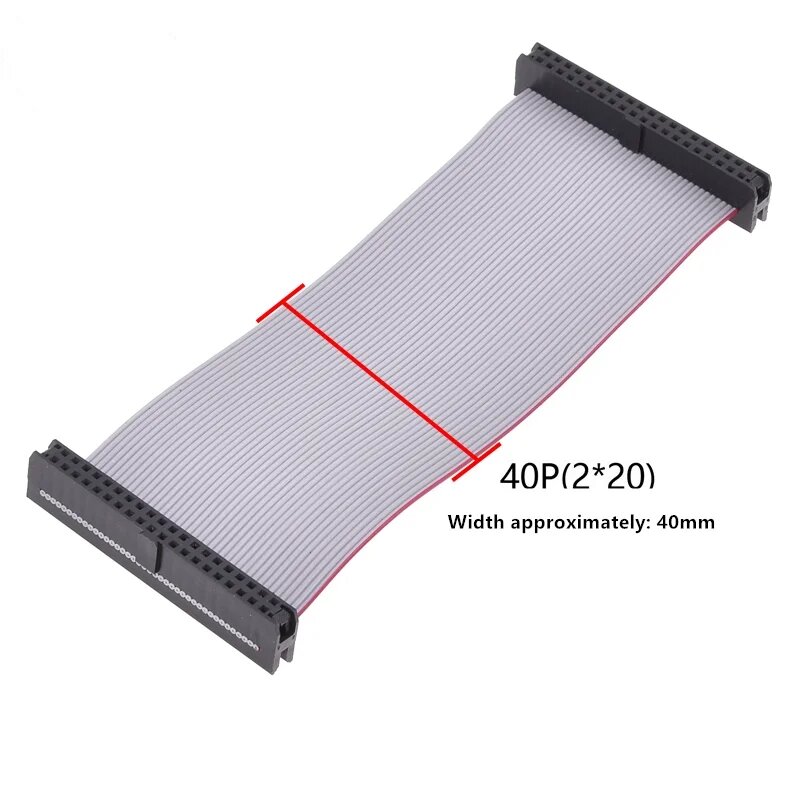 Arvin FC2.0 серый ленточный кабель JTAG 10см-1м 10cm, 2X20 40P