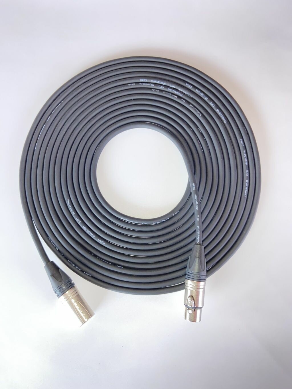 YES-MC002NE-7.6m Кабель микрофонный с разъёмами Neutrik, 7.6м, YES