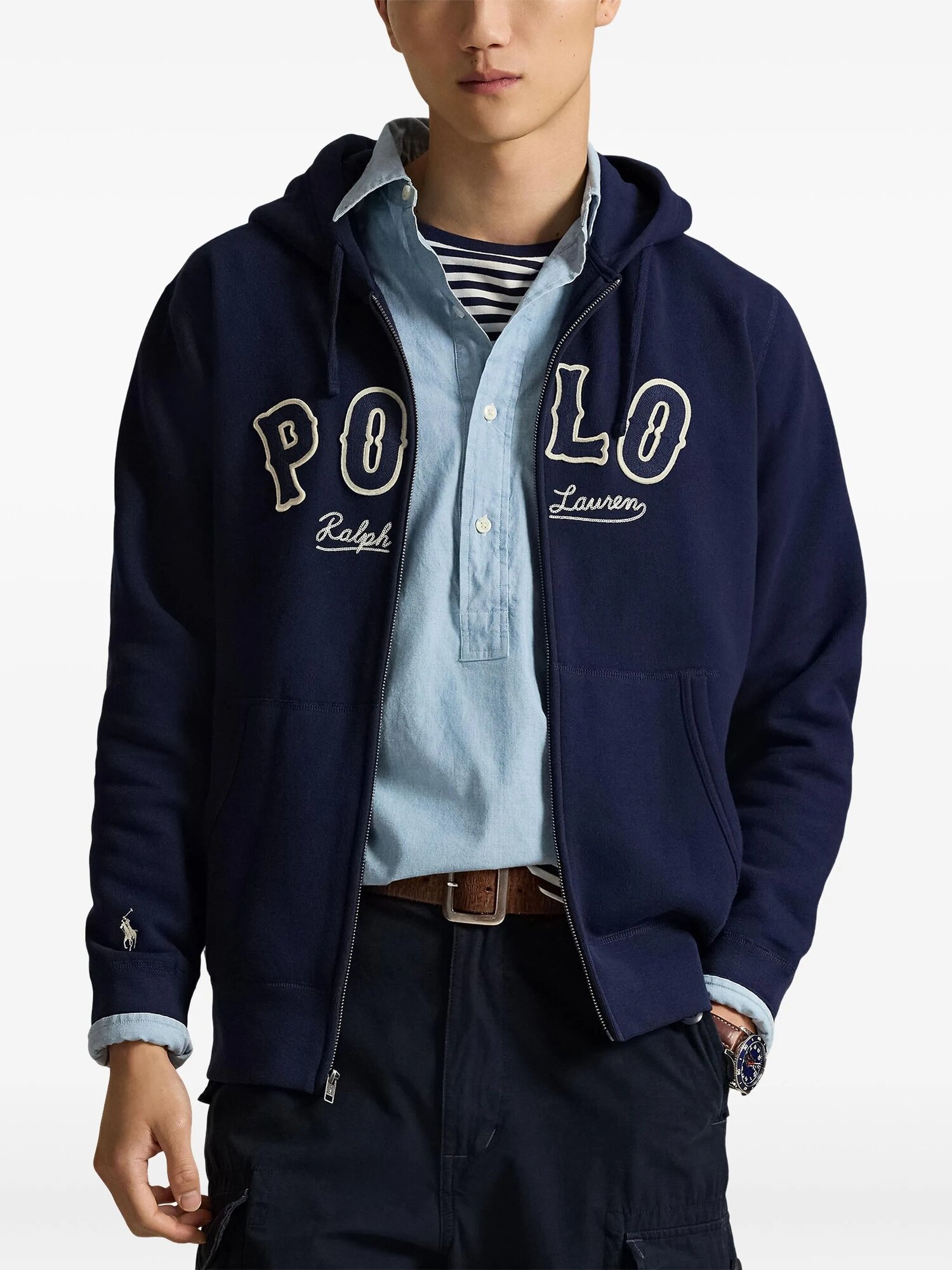 Худи Polo Ralph Lauren, размер S, , синий — фото 1