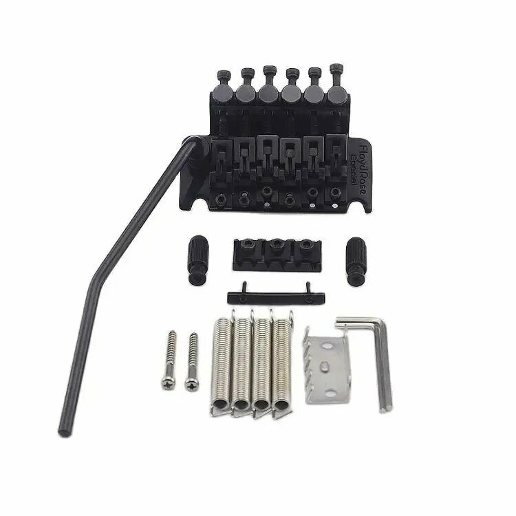 Корейская электрогитара Floyd Rose Специальная тремоло-система, порожек бриджа 42 мм / 43 мм, длина блока 34 мм