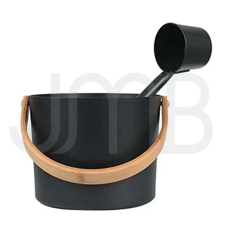 Алюминиевое ведро для финской сауны, набор ложек с длинной ручкой, аксессуары для ванной комнаты, паровой бани