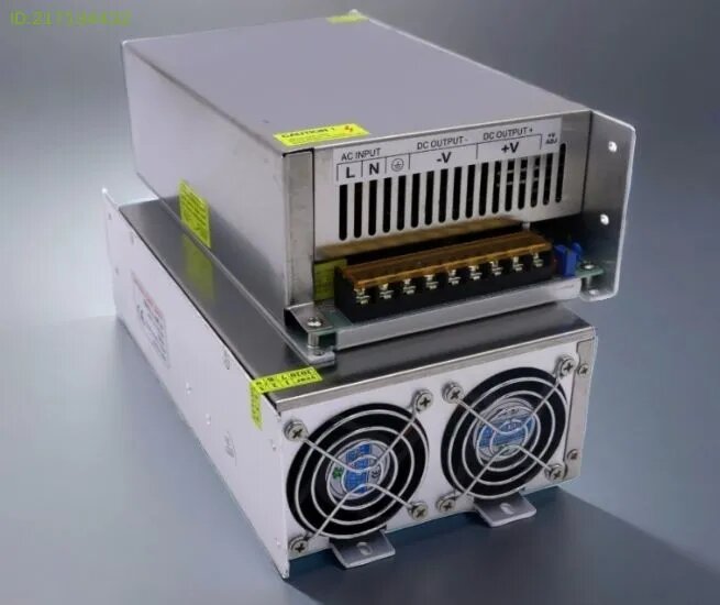 Блок питания 1500W, 24V, для светодиодных лент, принтеров, видеонаблюдения