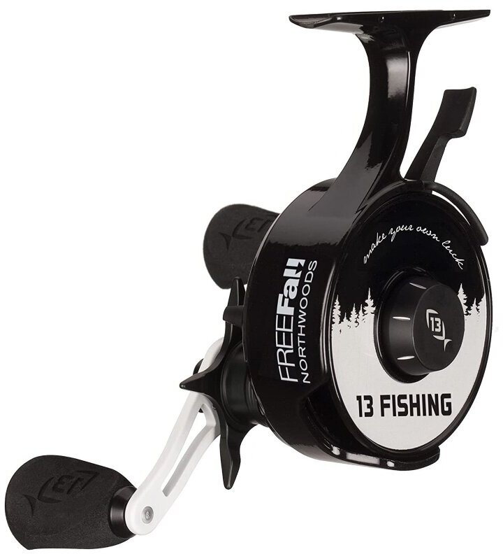 Катушка зимняя 13 Fishing FreeFall Carbon Inline Ice Fishing Reel Northwoods Edition LH