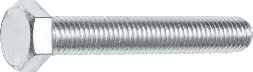 Болт М16х50 мм шестигр, цинк, кл. пр. 5.8, DIN 933 5 кг STARFIX SMV1-23503-5