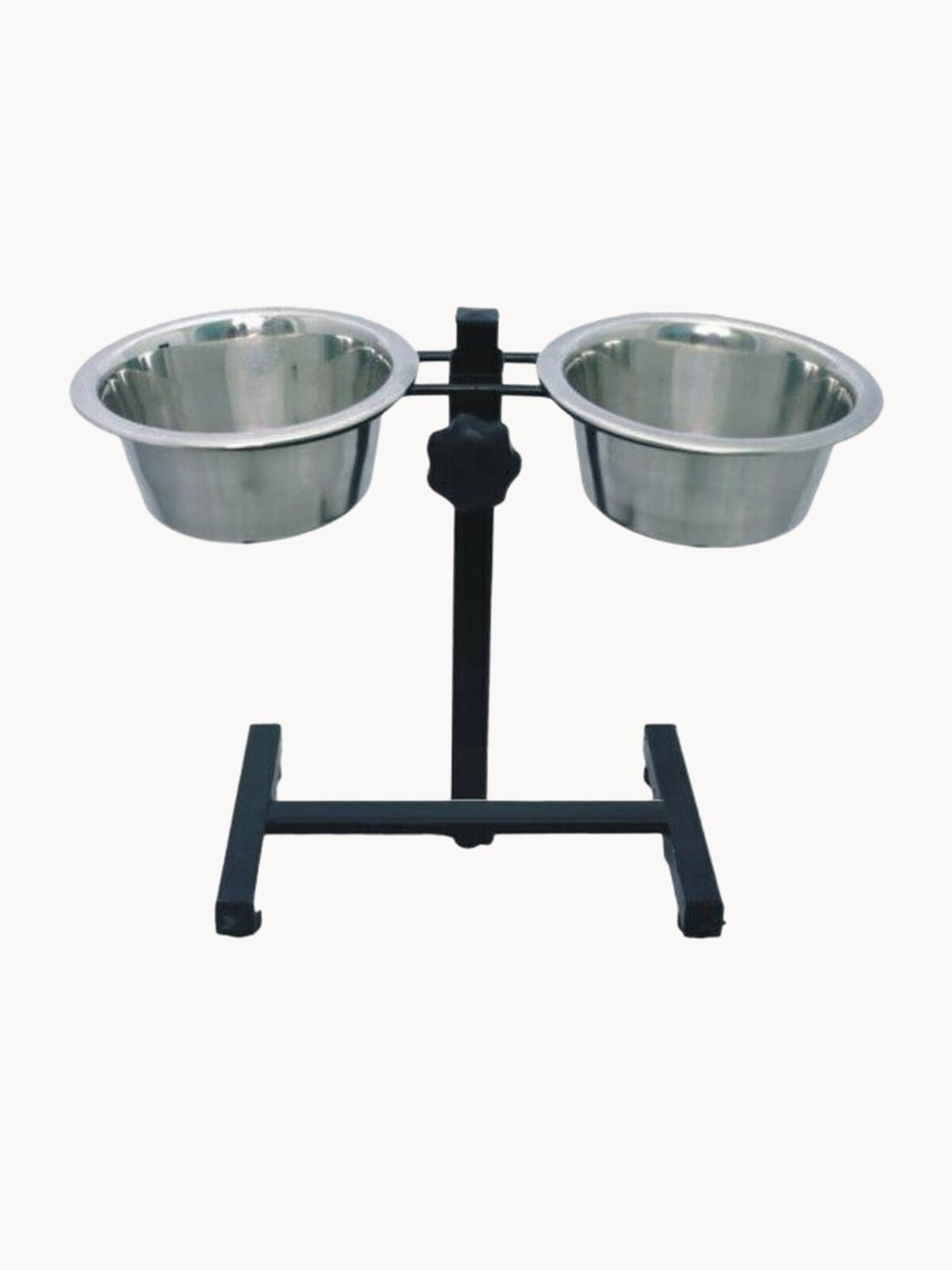 Миски Уют, для собак, 0.75 л, металлические, на металлической стойке