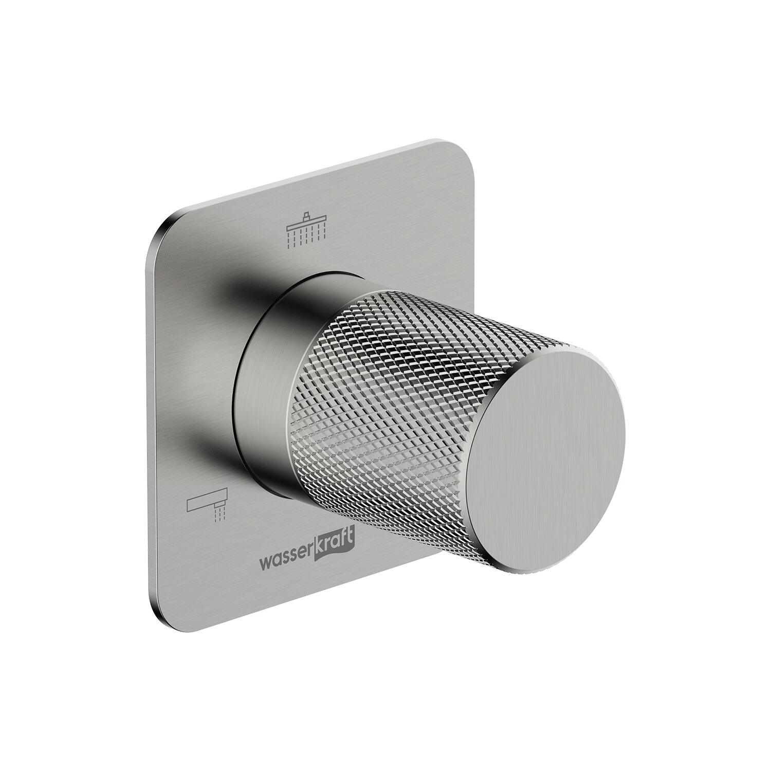 Переключатель для встраиваемого смесителя на 3 выхода WasserKRAFT A297, никель