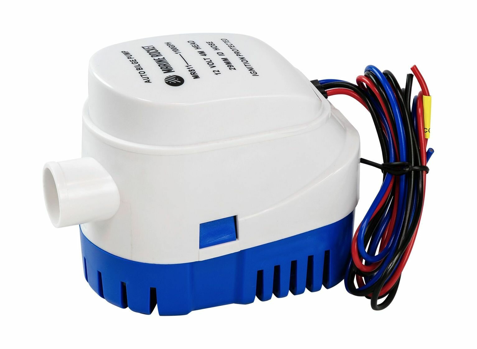 Автоматическая трюмная помпа Marine Rocket 1100GPH, 70 л/мин, 12В, осушительная