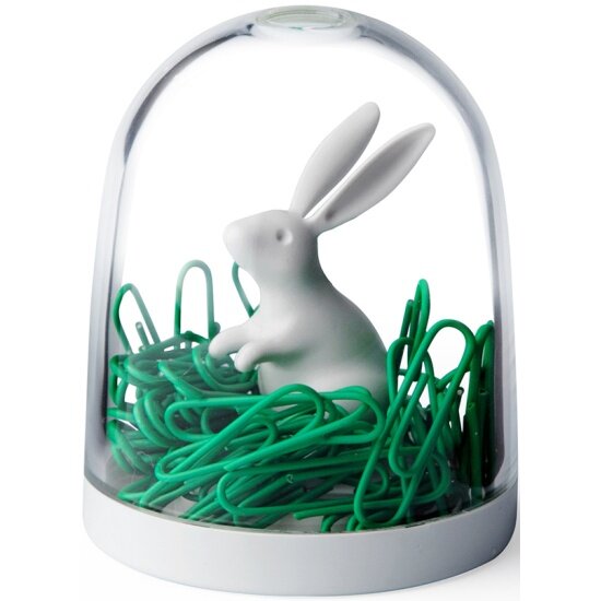 Qualy Держатель для скрепок Bunny in the field