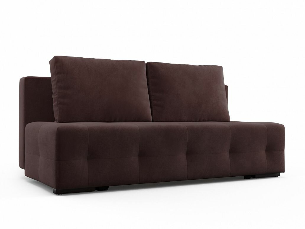Meblevka Диван еврокнижка Марсель 1 велюр темно-коричневый