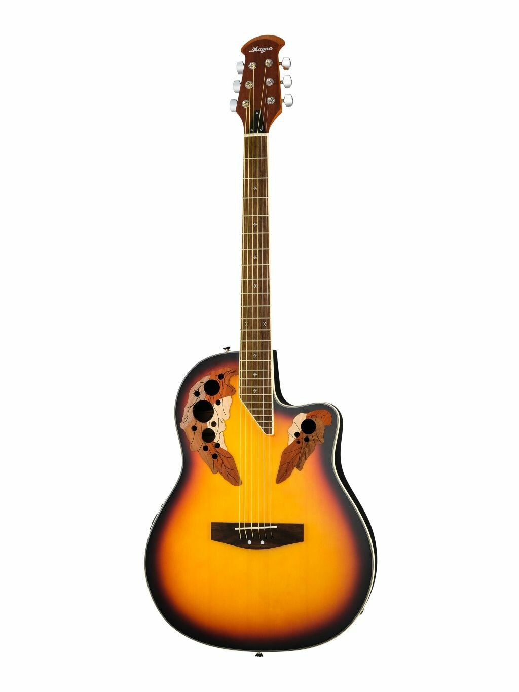 Гитара Magna MO-800, акустическая, верхняя дека ель, пластик АБС, 4/4, санберст