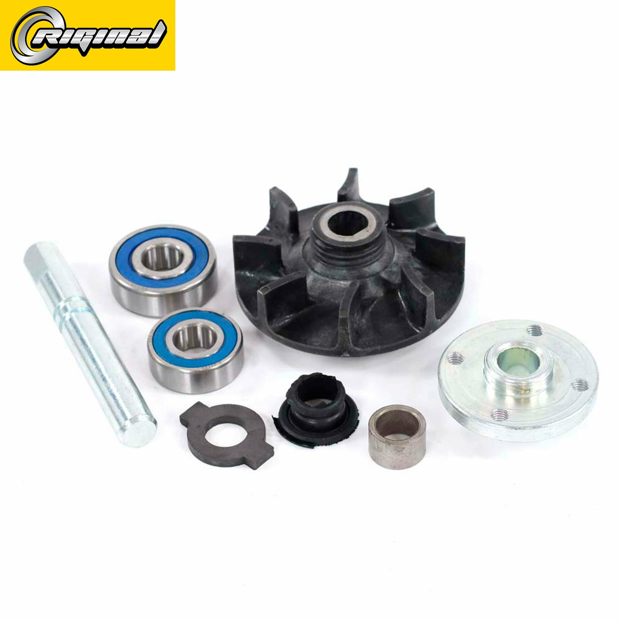 РК помпы для а/м Г-53,3307 (дв.511/513) (валик, крыльчатка, сальник, подшипник, ступица) Riginal