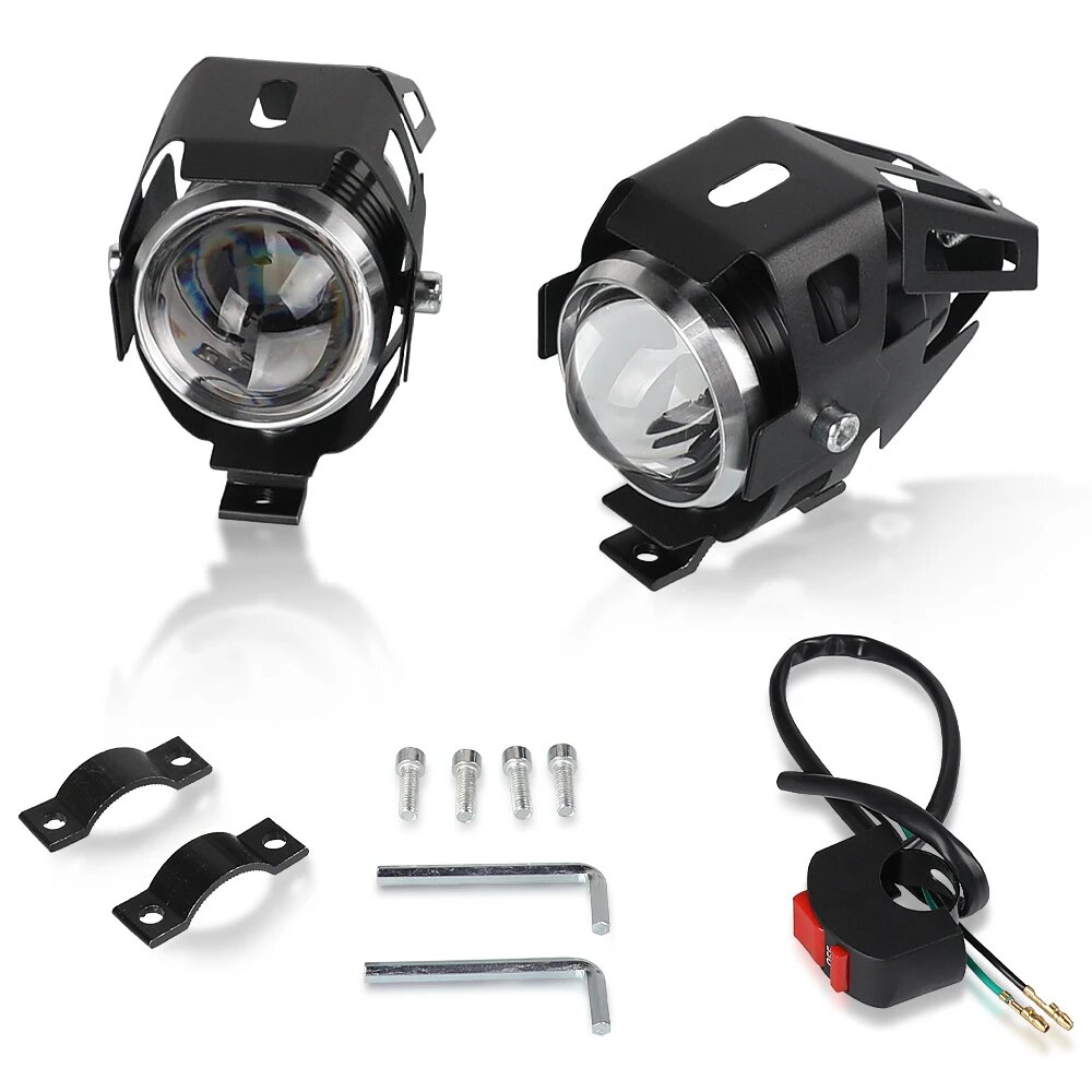 Для YAMAHA Vmax V-Max 1200 TRX850 FZR1000 FZR 1000 FJ1200 FJ 1200 TDM850 2 шт. 125 Вт фара для мотоцикла прожектор для мотоцикла U5