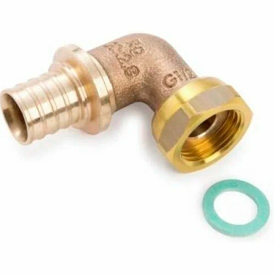 Угольник-переходник Rehau , RAUTITAN, НГ, 20, 1/2", бронза (RX+)