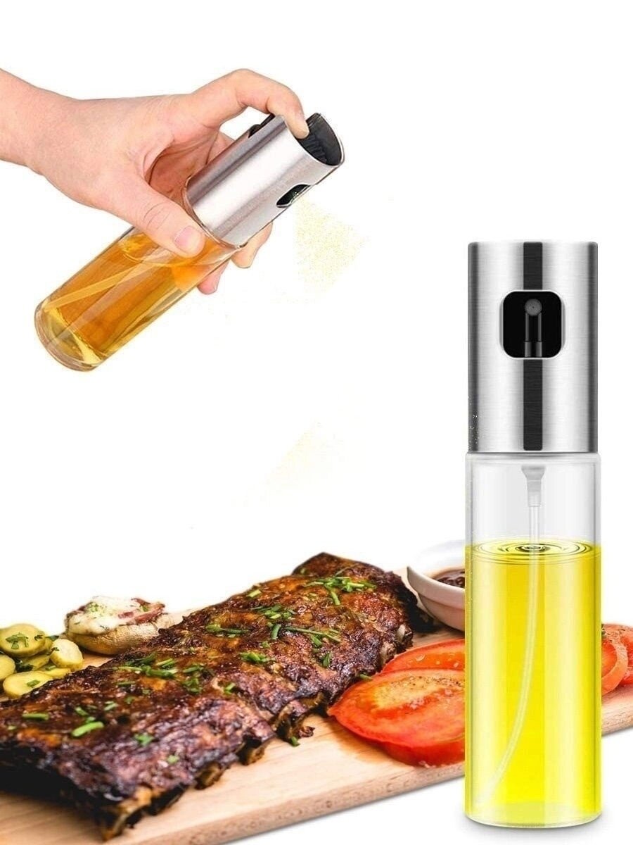 Распылитель для растительного масла, дозатор с распылителем, бутылка спрей для уксуса, диспенсер