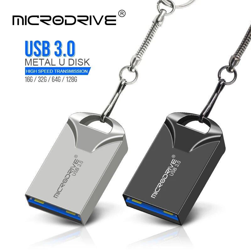 Флэш-накопитель MicroDrive серебристый 32 ГБ
