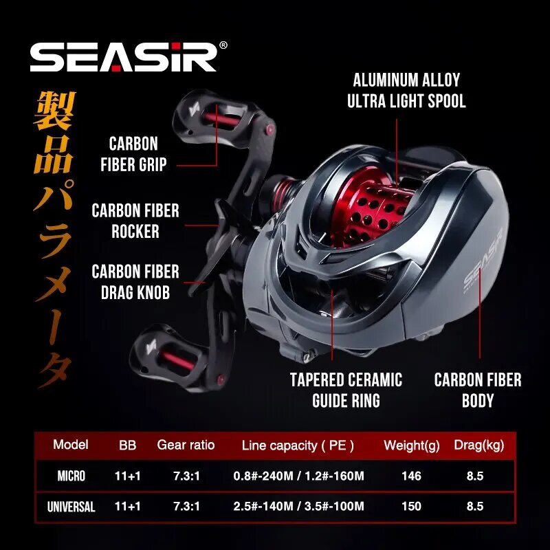 Seasir Mansory Baitcasting катушка Left hand — фото 1