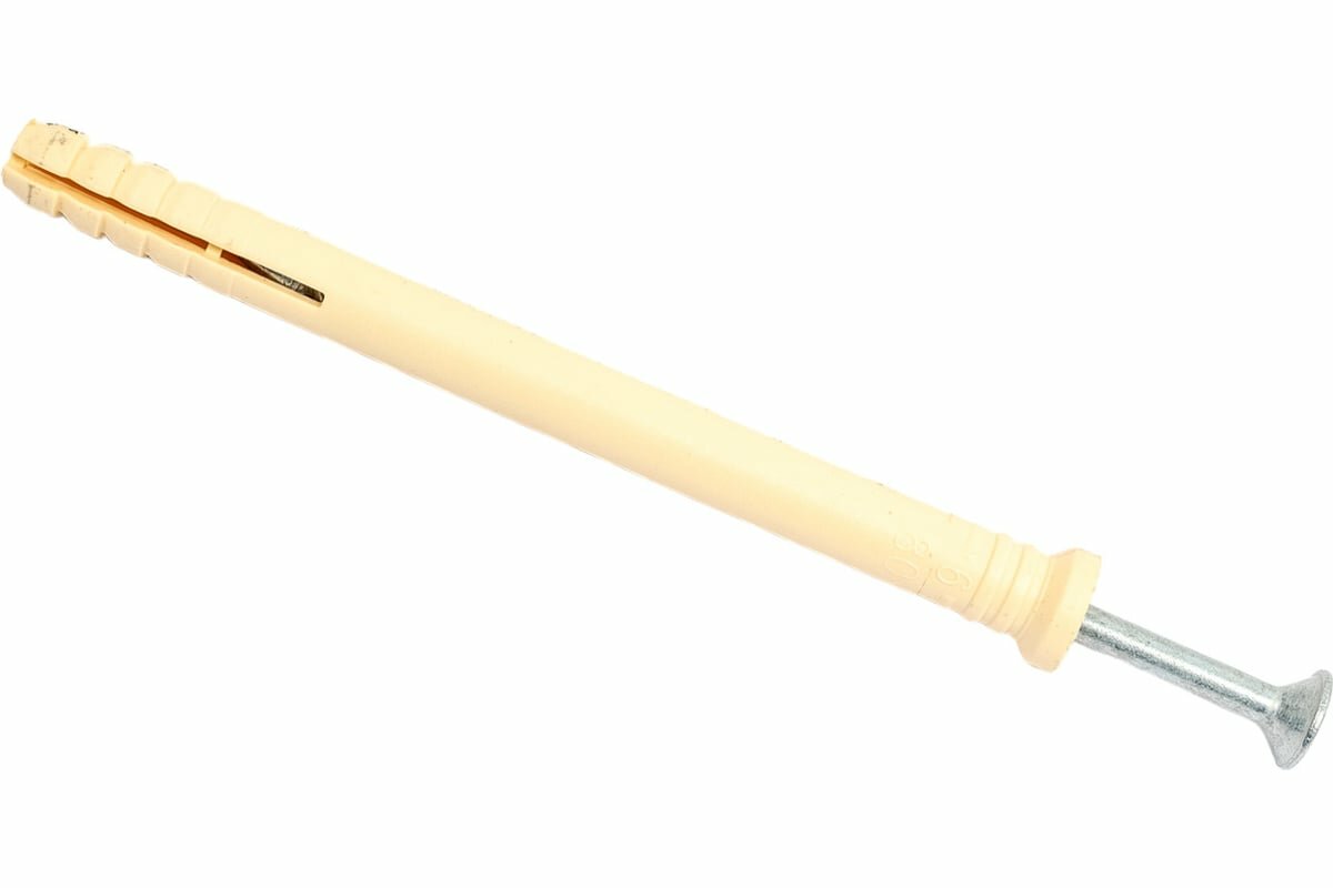 Tech-Krep дюбель-гвоздь 6x80 потайная манжета нейлон 100 шт ведро 101334 монтаж