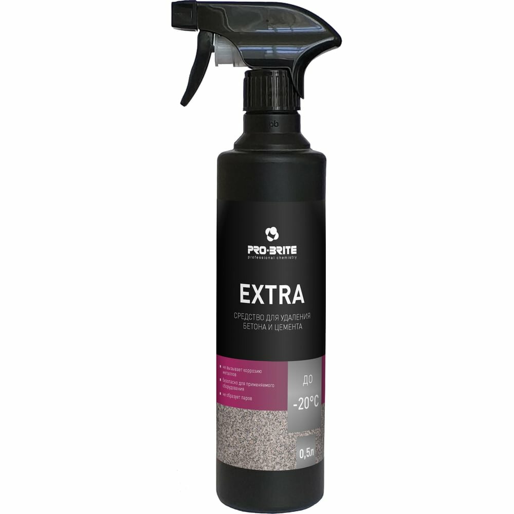 Средство для удаления бетона и цемента MEDERA Extra при t не ниже -20°С, готовый состав с триггером 0.5 л 2028-05