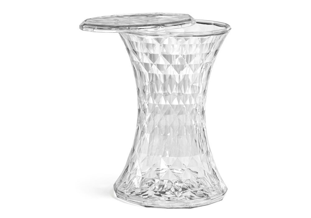 Журнальный стол Woodville Стул-столик Button 30x47 clear — фото 1