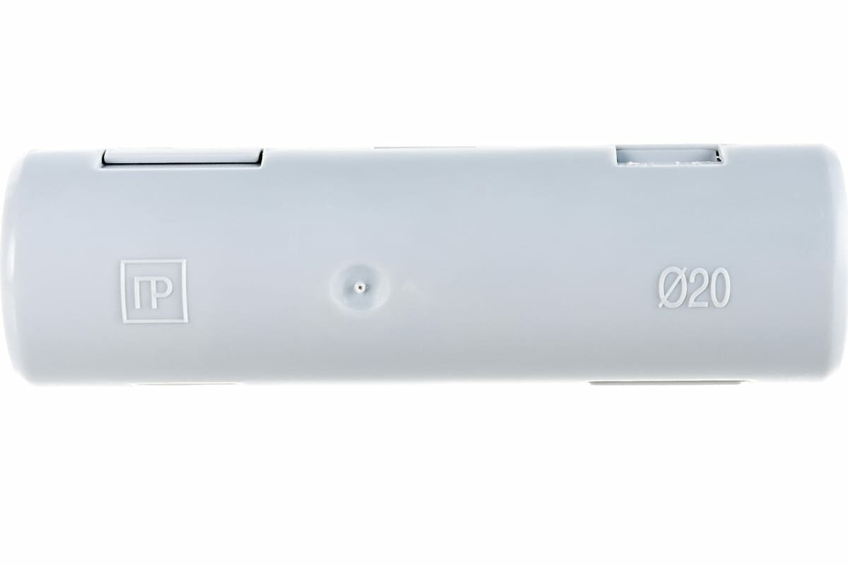 Промрукав атмосферостойкая разборная муфта d20 мм серая 70 шт PR13.0410 наружной установки